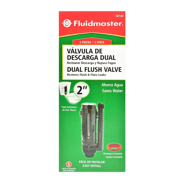 FLUIDMASTER 2" DUAL FLUSH VALVE 821VB – FERRETERIA LA CENTRAL PR